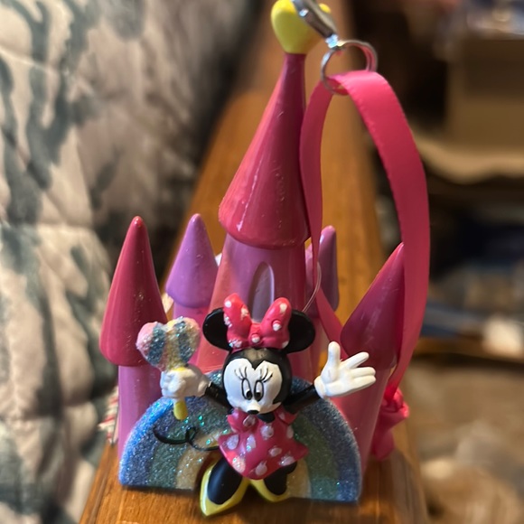 Disney | Holiday | Disneys Handpainted Mini Castle With Rainbow ...